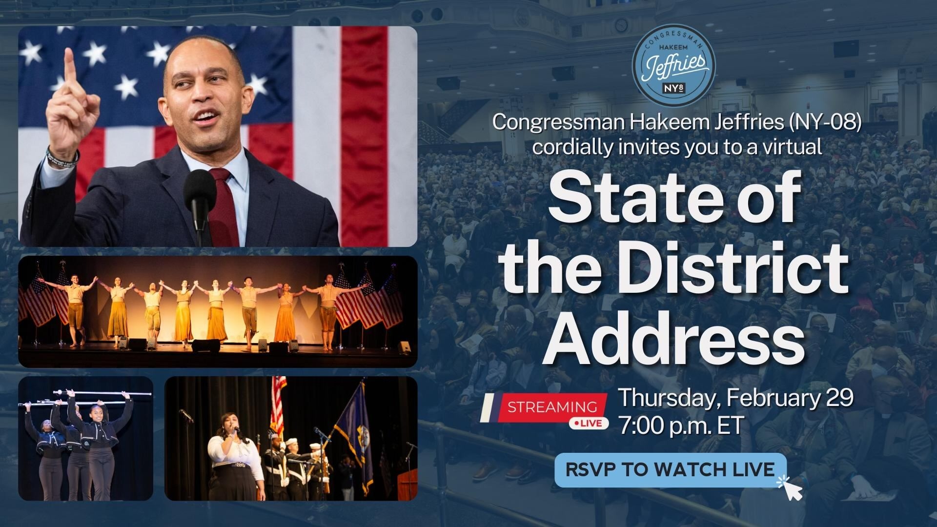 2024 Virtual State of the District Address – Congressman Hakeem Jeffries