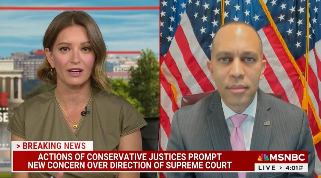 LEADER JEFFRIES ON MSNBC: “EXTREME MAGA REPUBLICANS HAVE ZERO INTEREST ...