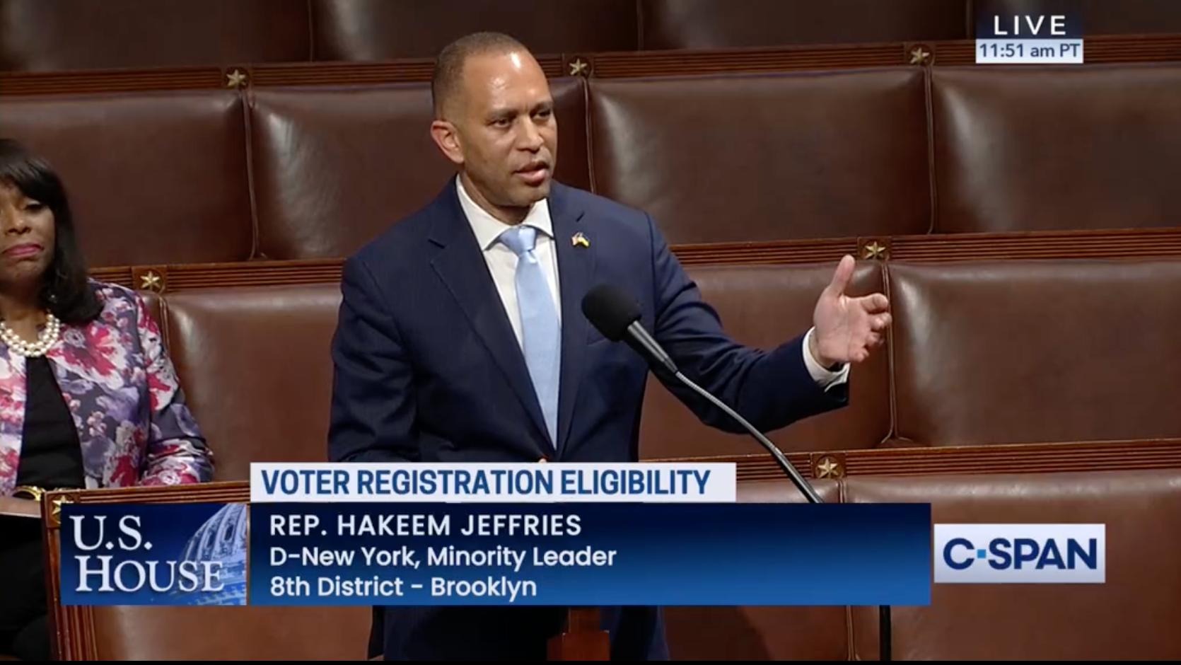 VIDEO: LEADER JEFFRIES FLOOR SPEECH ON EXTREME MAGA REPUBLICAN VOTER ...